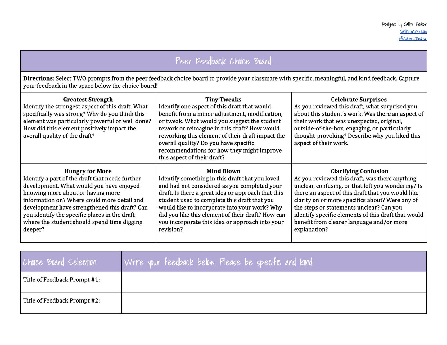 Teaching Kids to Give and Receive Quality Peer Feedback | Edutopia