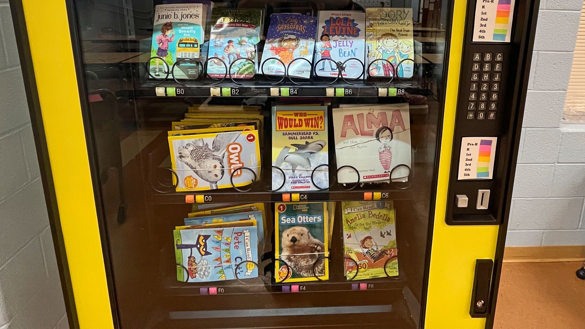 The Benefits of Bringing a Book Vending Machine to Your School | Edutopia